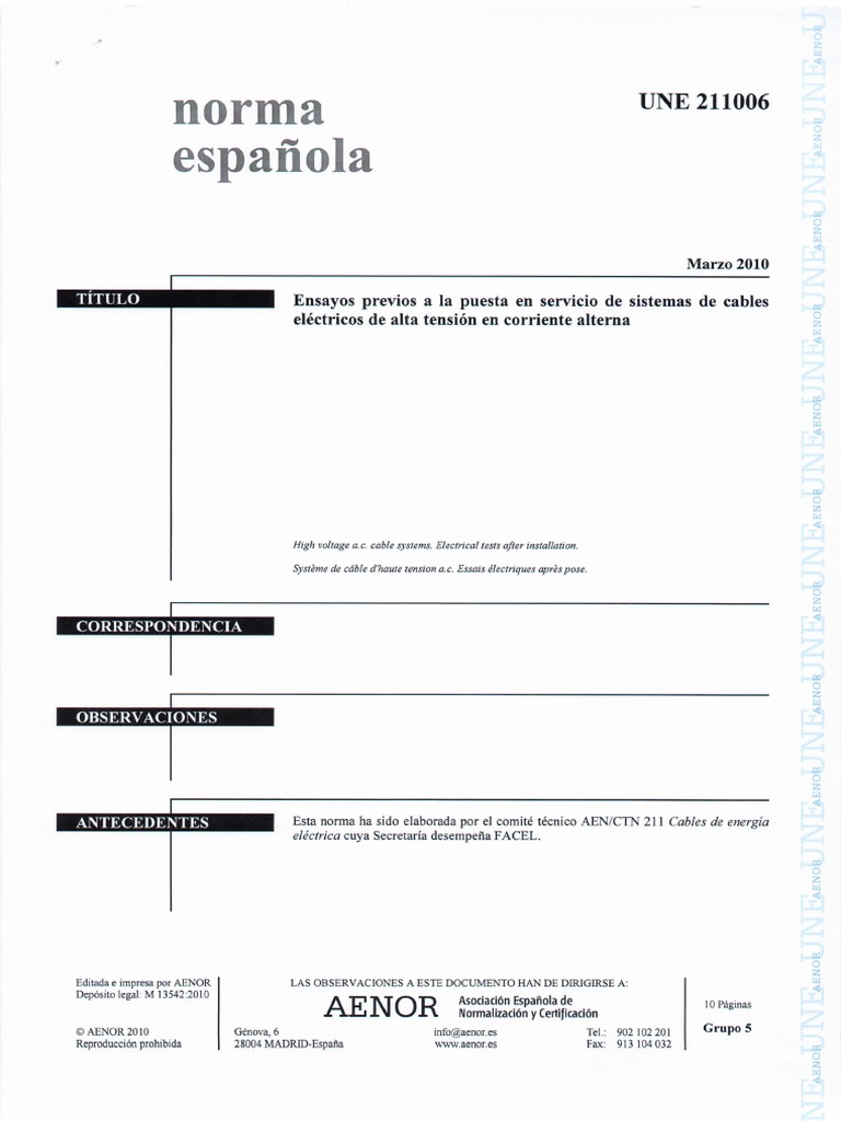 Une 211006 Marzo PDF | PDF