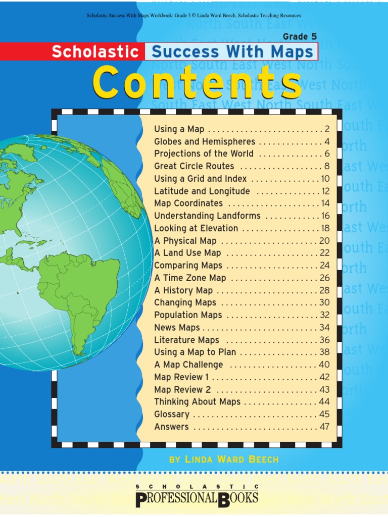 Scholastic: Success With Maps | PDF | Equator | Earth