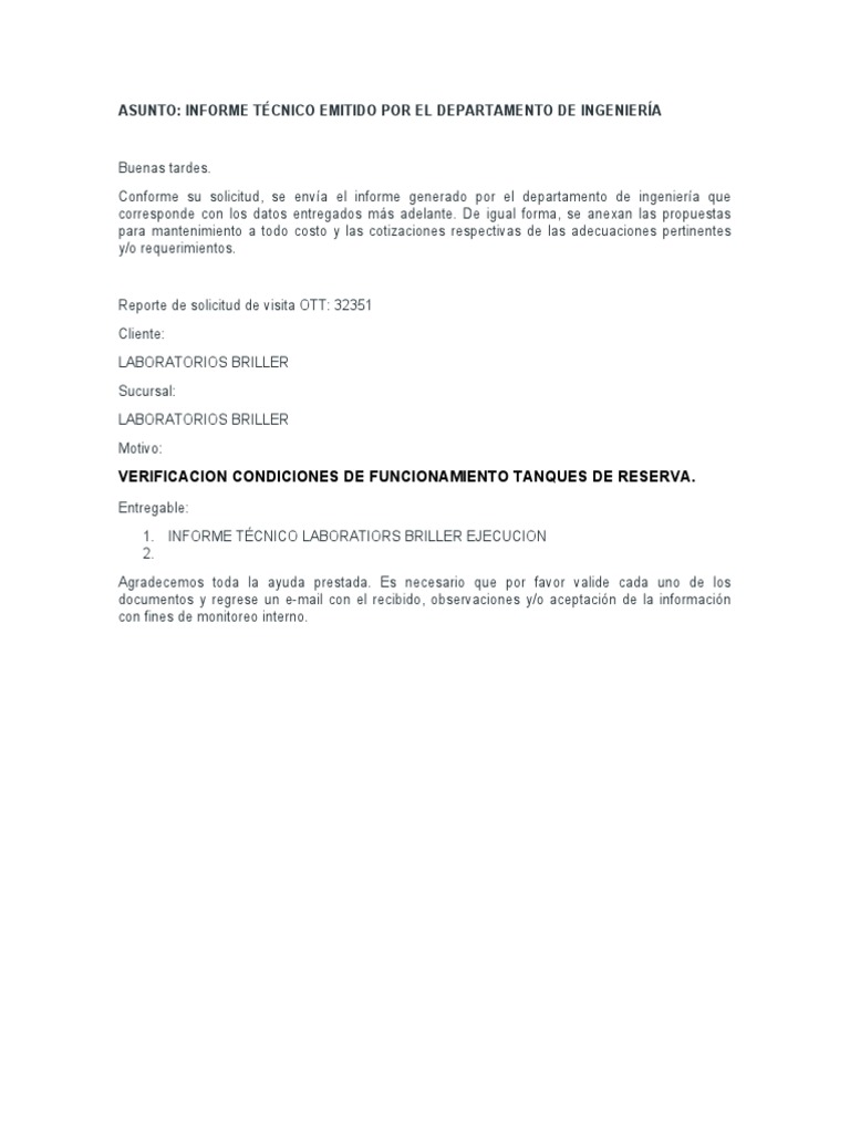 Plantilla de Envío de Documentos | PDF