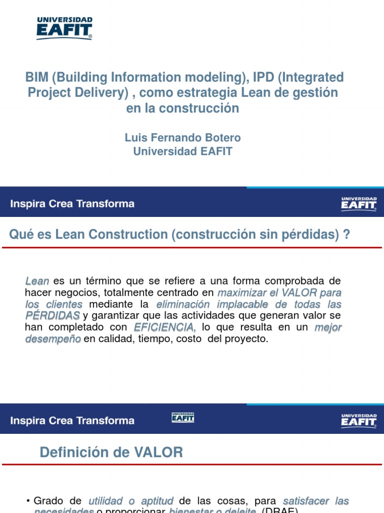 Ipd - Bim | PDF | Modelado de información de construcción | Autodesk Revit