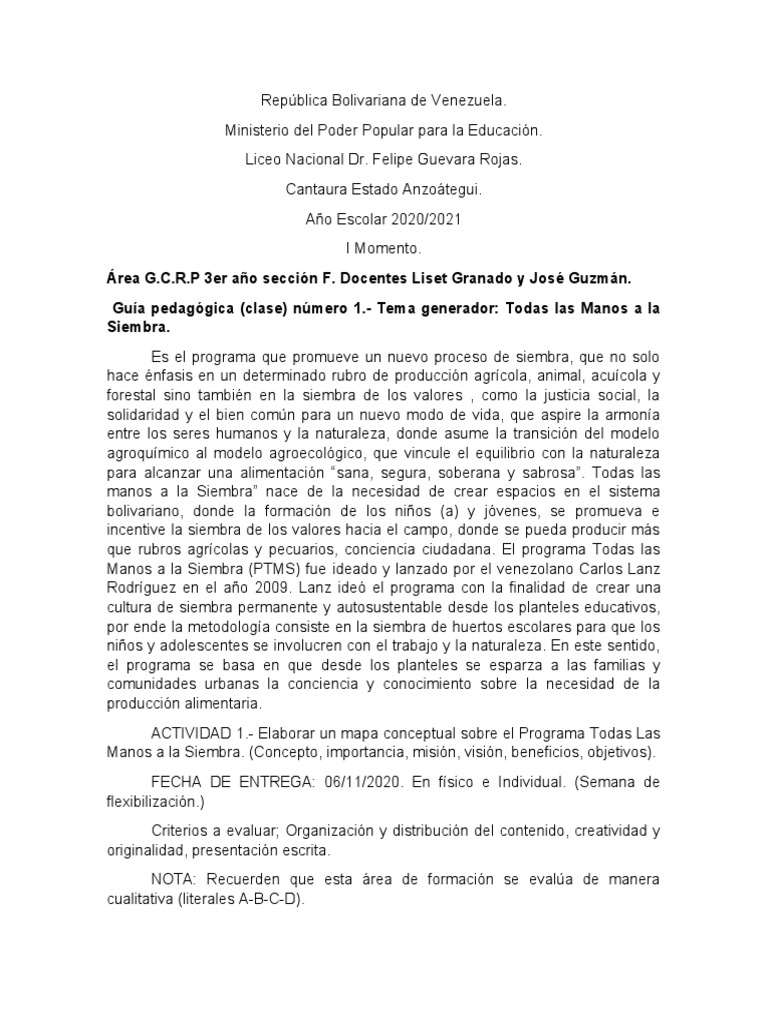 GCRP 3ero F | PDF | Ciencias sociales | Salud y bienestar