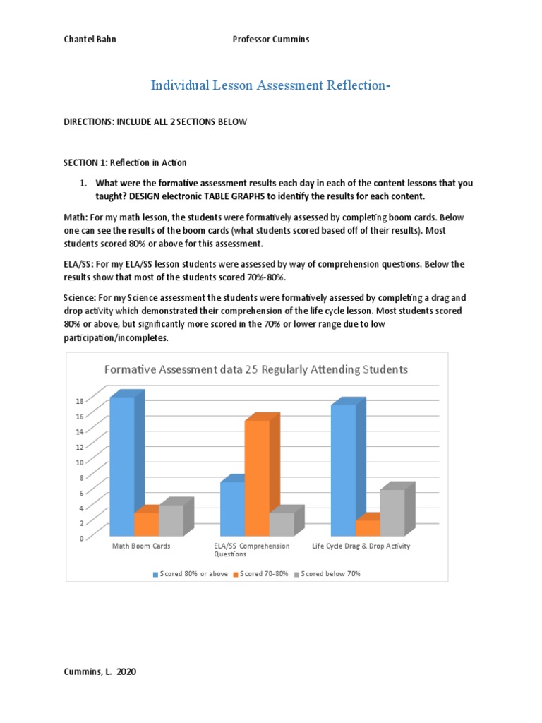 Lesson Week Reflection | PDF | Reading Comprehension | Cognitive Science