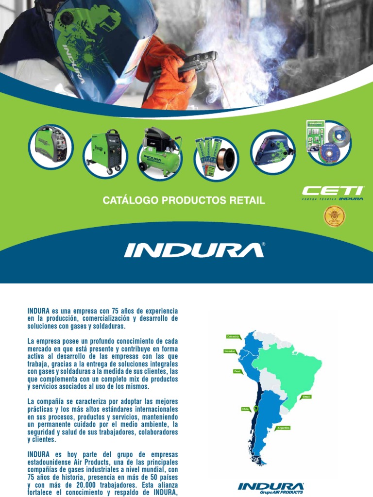 Catalogo - Indura PDF | PDF | Soldadura | Construcción