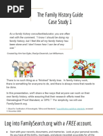 Family History Questionnaire Guide | PDF | Grandparent | Genealogy