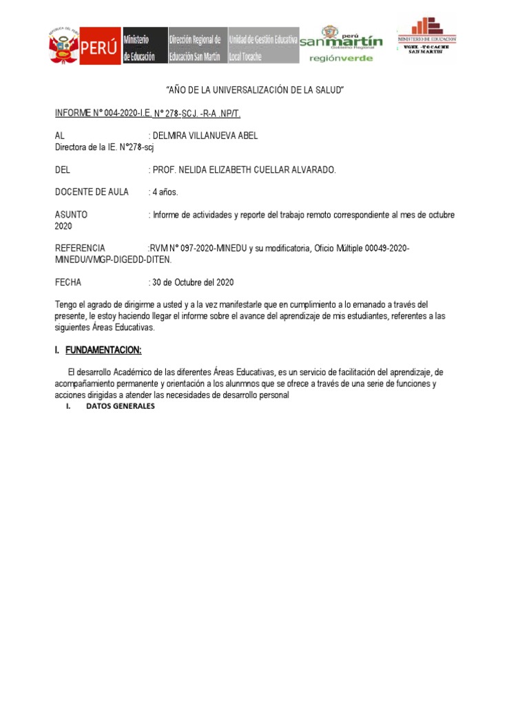 INFORME de Avance Academico | PDF | Aprendizaje | Modificación de comportamiento