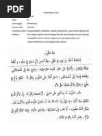 (MODUL AJAR) Contoh Modul Ajar Bahasa Arab Terbaru 2025 | PDF