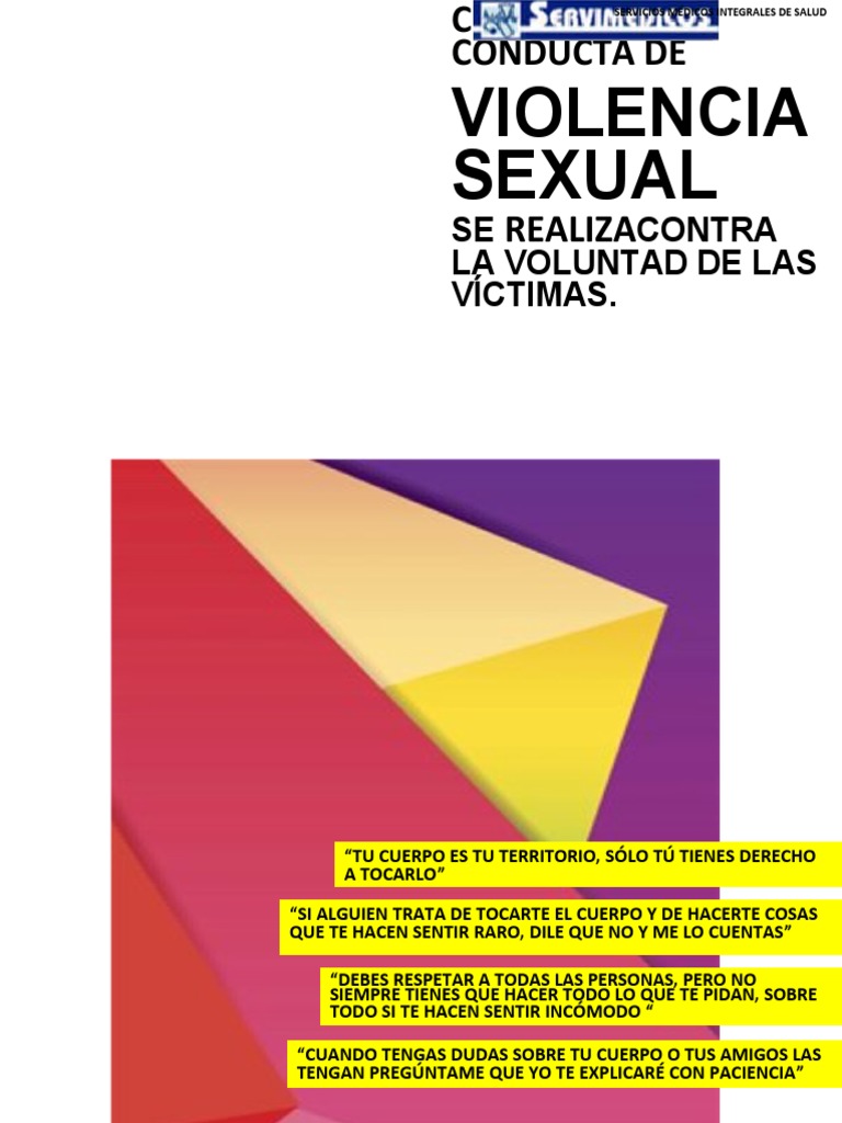 Afiche Violencia Sexual | PDF