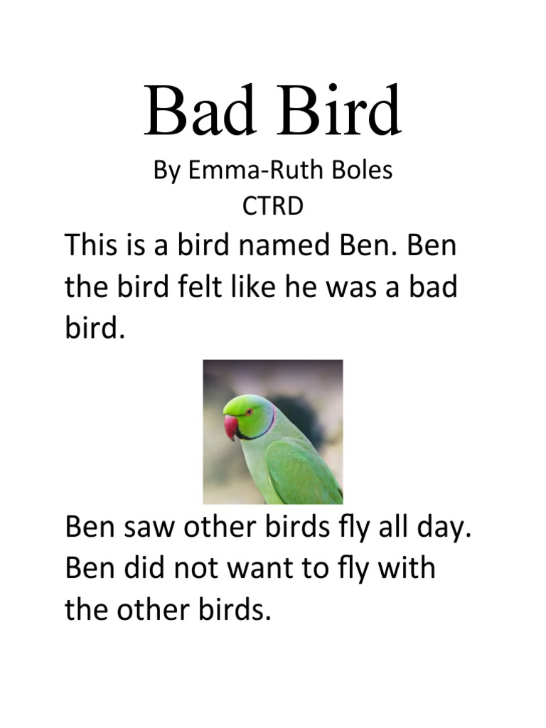 Ben the Bird Overcomes His Fears | PDF