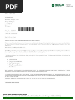 Medical Insurance Premium Receipt 2019-20 | PDF | Deductible | Insurance