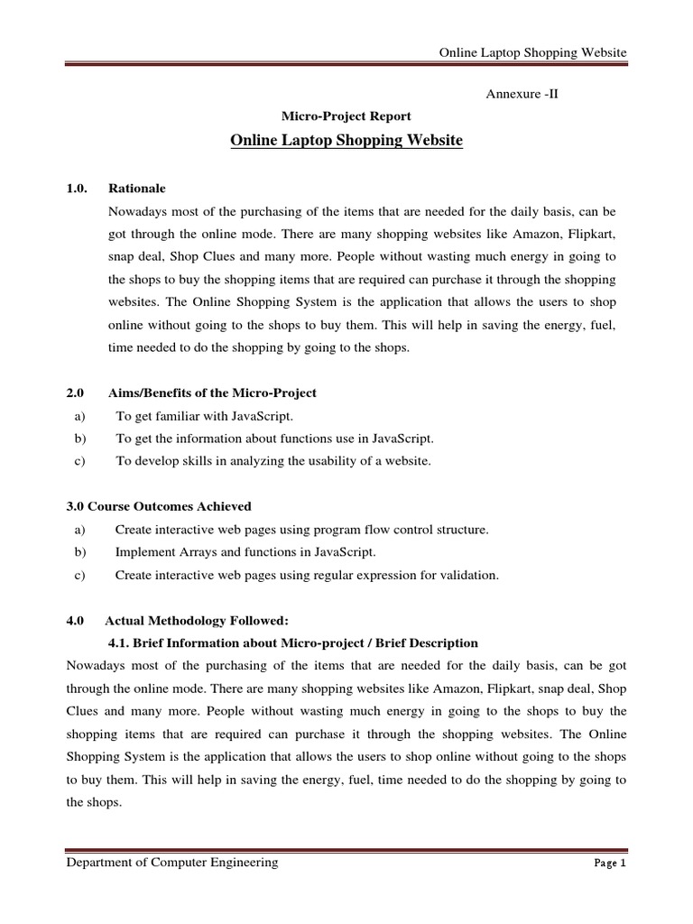 CSS Report PDF | PDF | Online Shopping | Computing