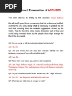 Crim - Direct Examination Script | PDF | Affidavit | Witness