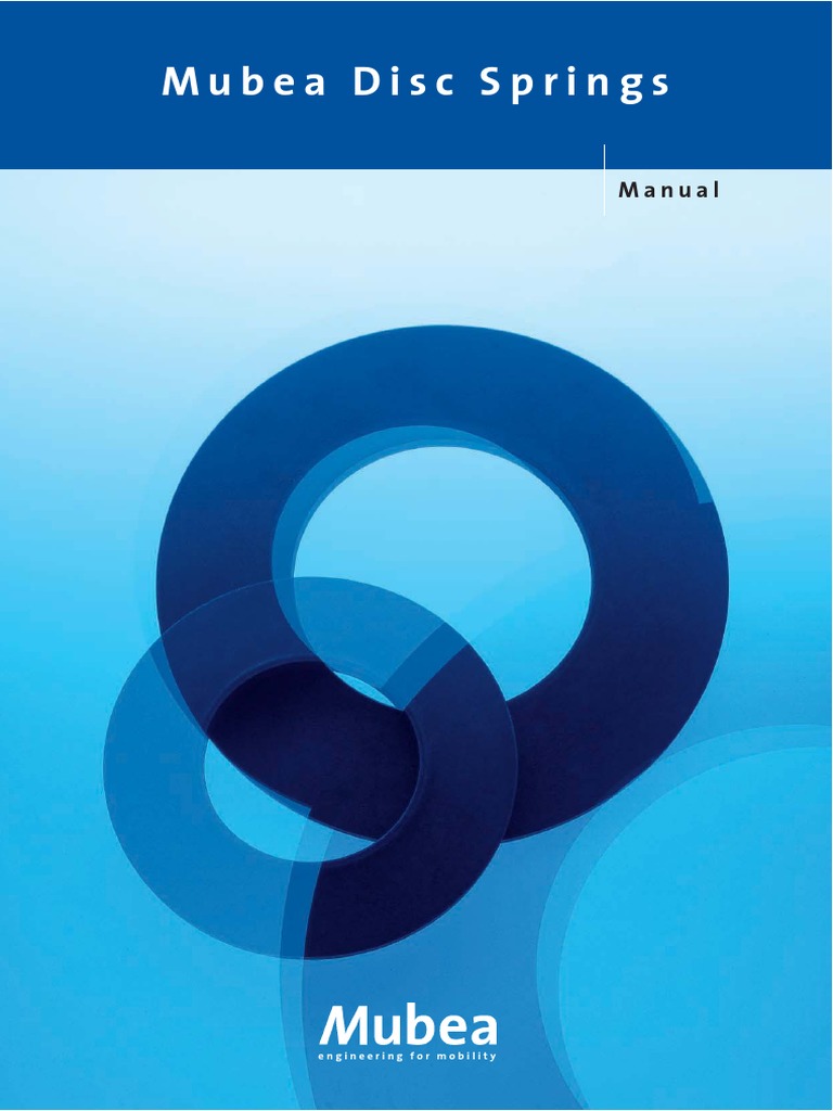 Mubea Disc Springs: Manual | PDF