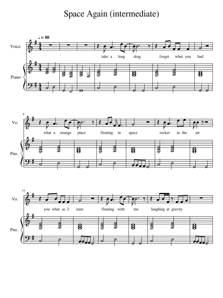 Space Again (Intermediate) | PDF