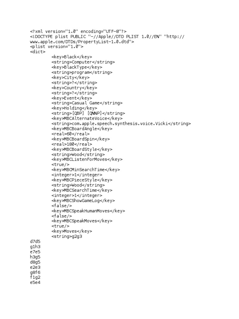 Sample Chess Game PDF | PDF