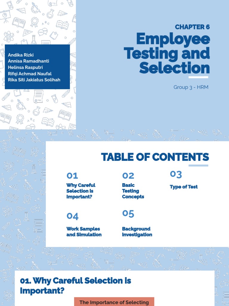 Employee Testing and Selection | PDF