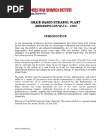 10KLPD Ethanol Plant Report | PDF | Ethanol