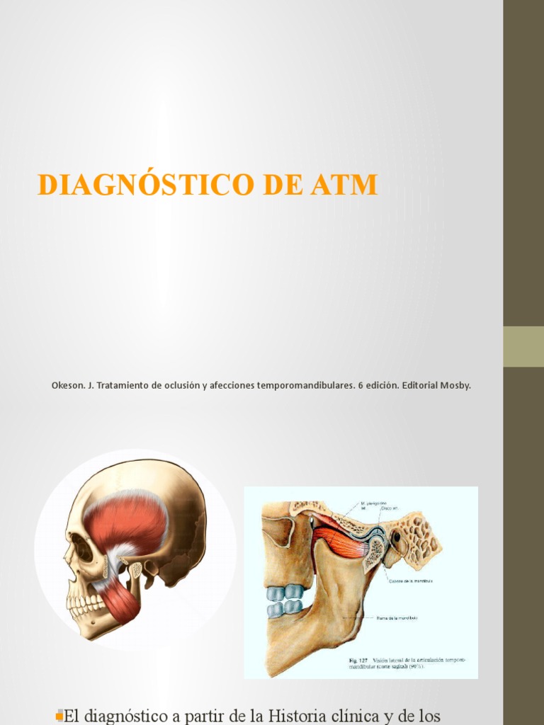 Diagnóstico de Atm | PDF | Odontología | Osteoartritis