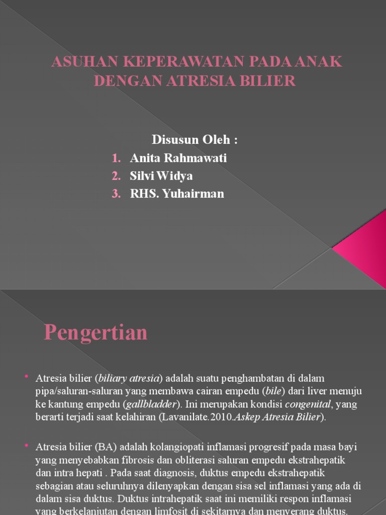Atresia Bilier | PDF