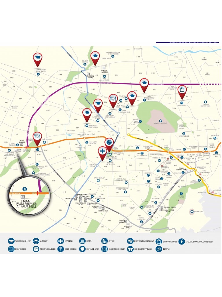 Gurgaon Map | PDF