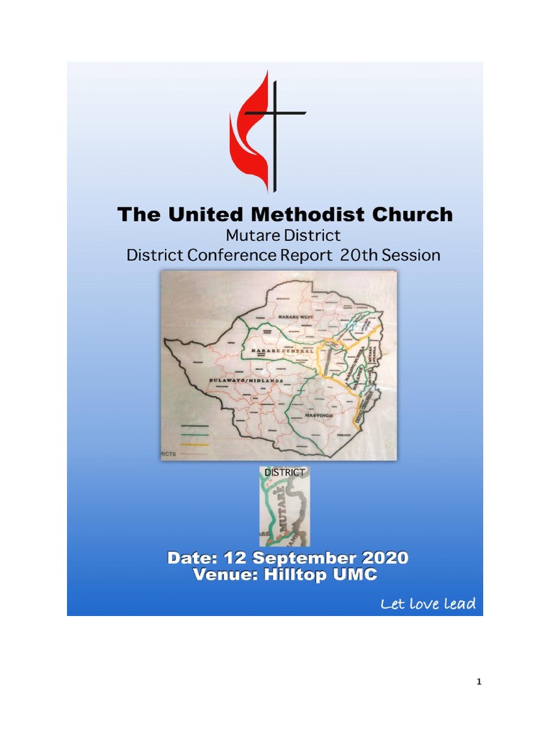 The State of the Mutare District United Methodist Church: Progress ...