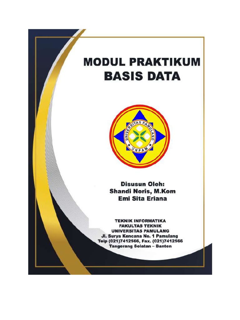 Modul Praktikum Basis Data PDF | PDF | Komputer