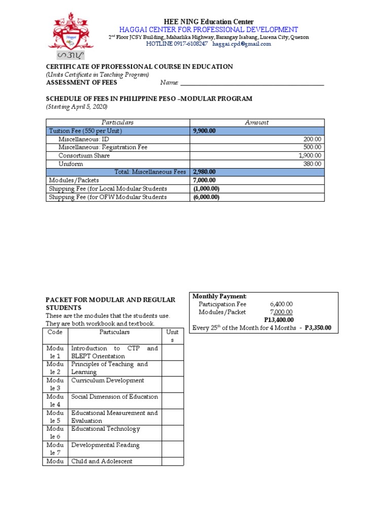Units Certificate in Teaching Program | PDF | Learning | Behavior ...