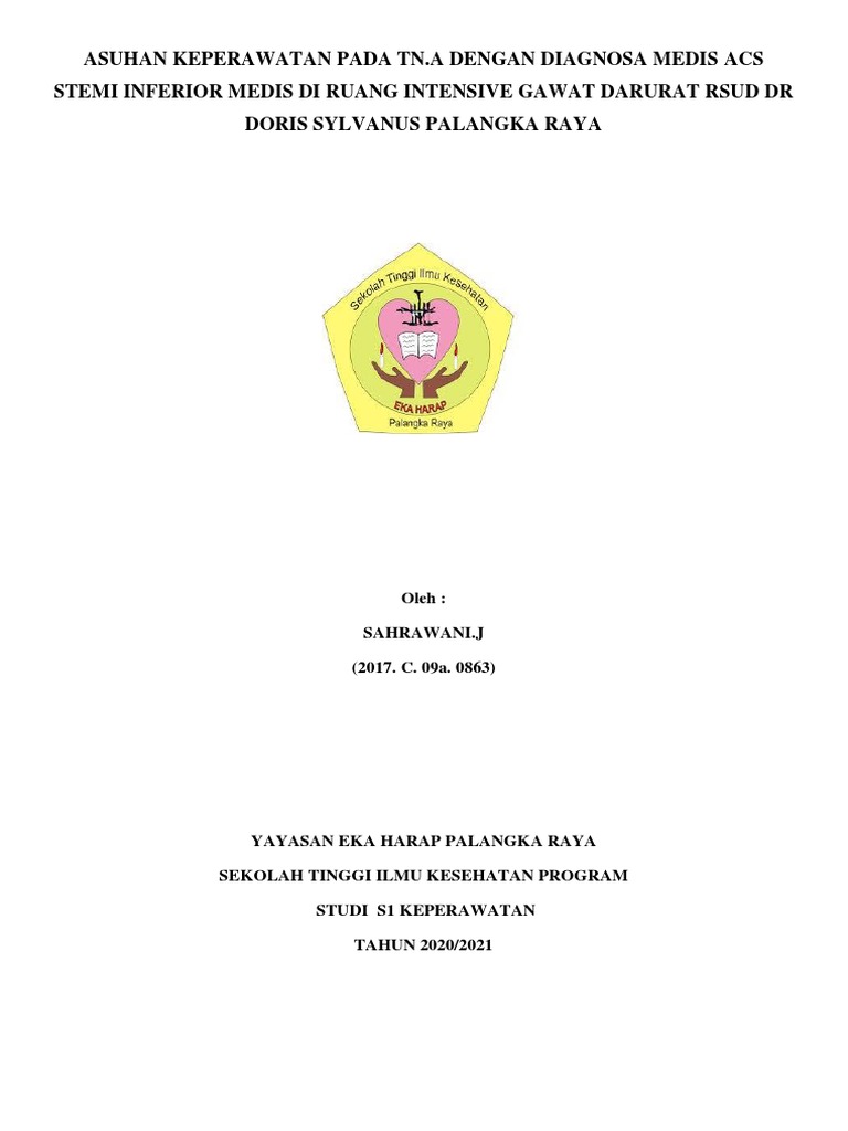 LP Dan Askep Acs Stemi Inferior (Sahrawani.j) | PDF