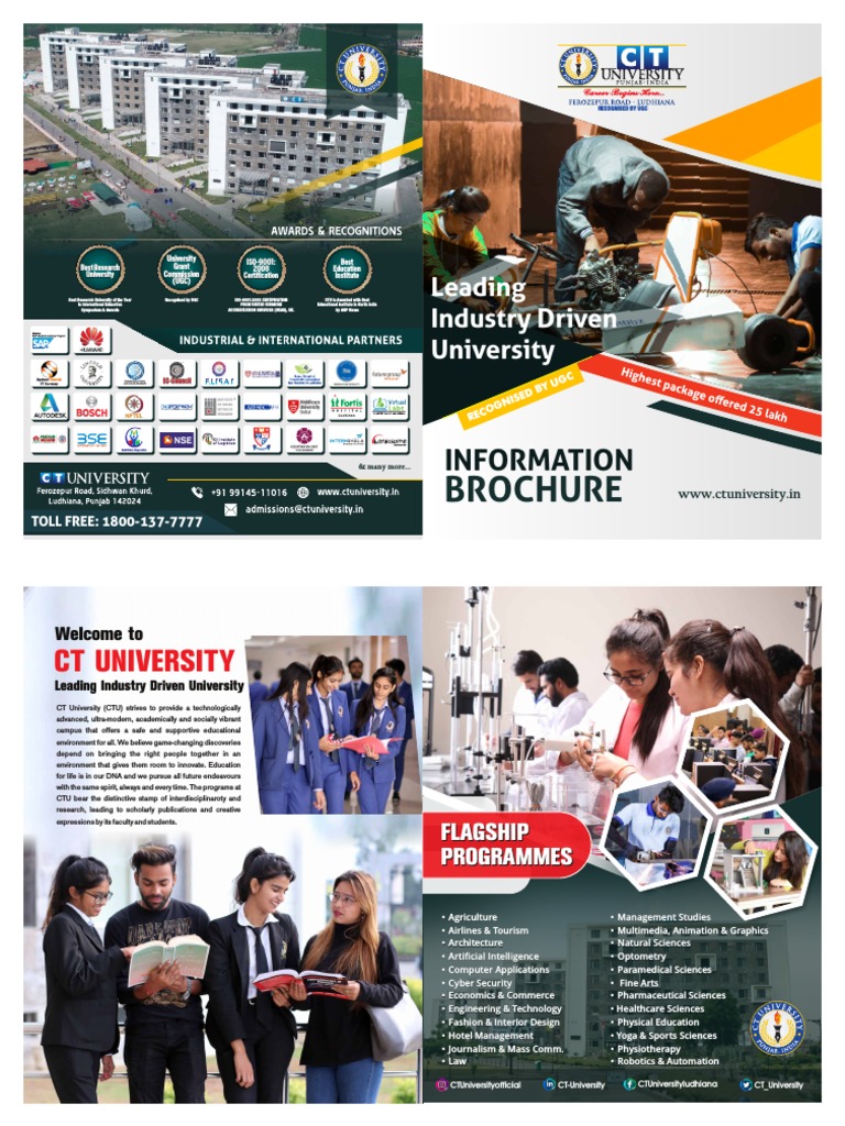 Brochure CTU PDF | PDF | Design | University