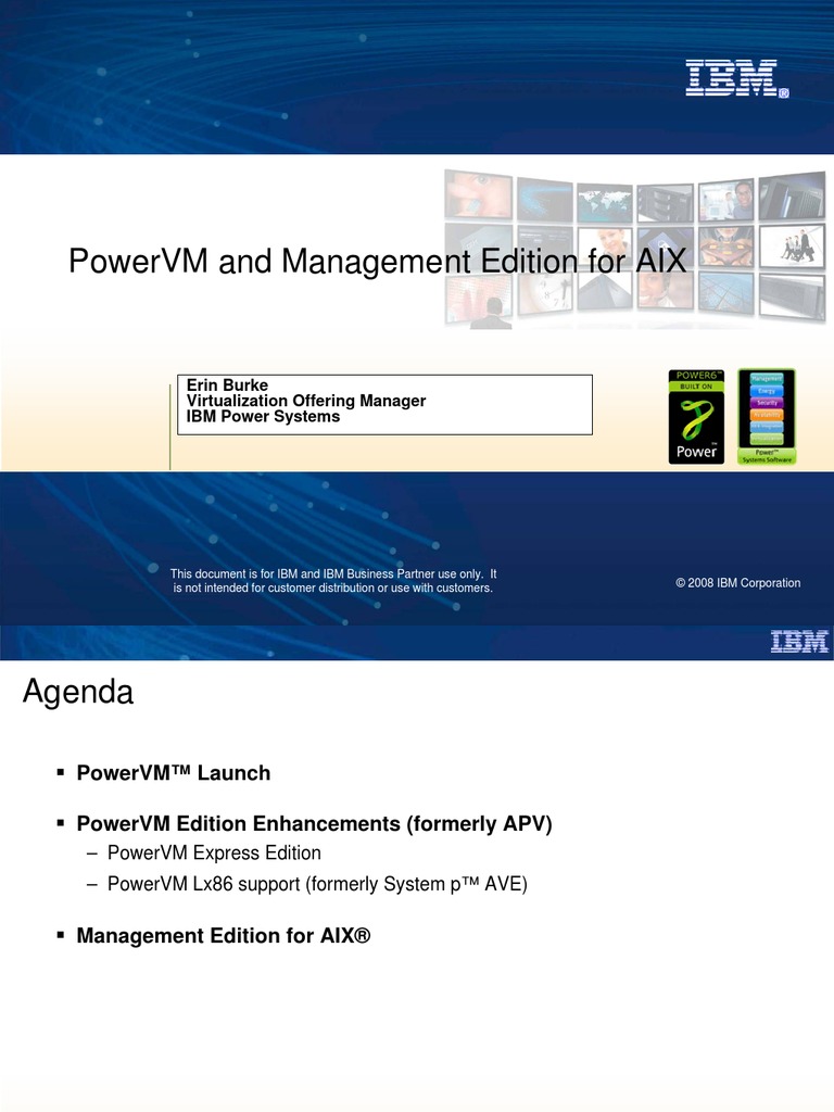 PowerVM & Management Edition For AIX | PDF | Ibm System I | Virtual Machine