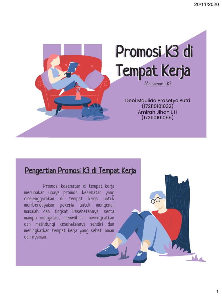 Kelompok 11 - Promosi K3 Di Tempat Kerja (New) PDF | PDF