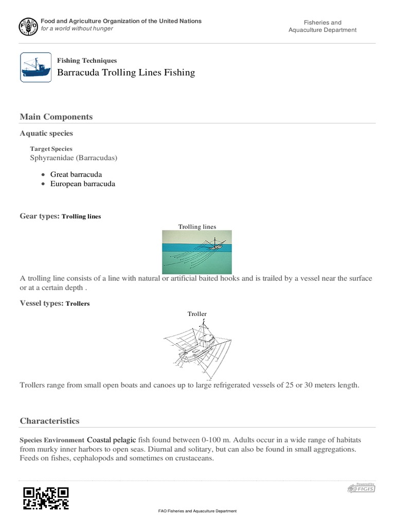 Barracuda Trolling Lines Guide | PDF | Science & Mathematics