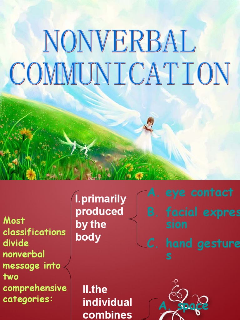 Kinds of Non Verbal Communication | PDF | Nonverbal Communication ...