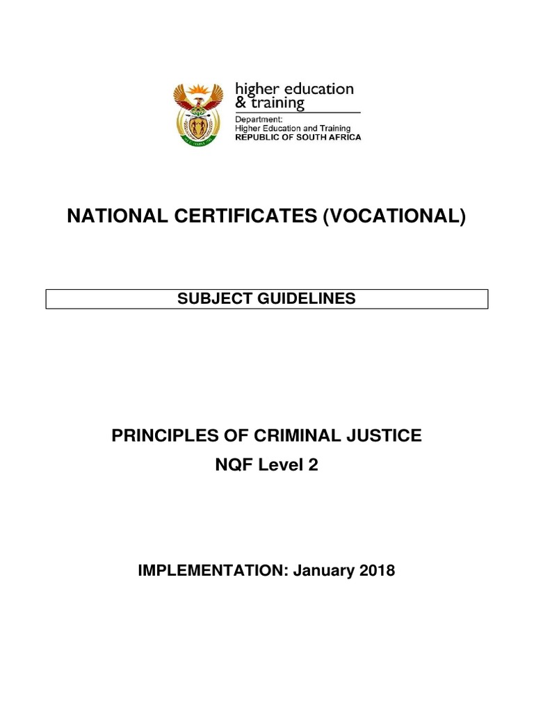 Principles of Criminal Justice PDF | PDF | Educational Assessment ...