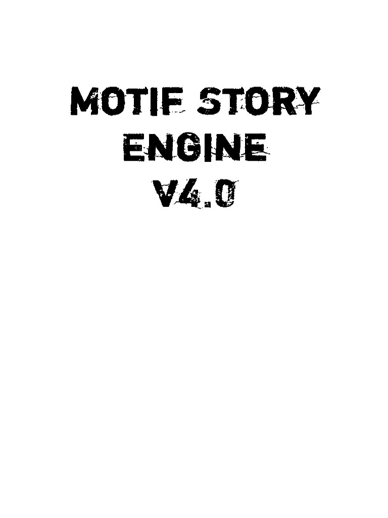 Motif Story Engine v4 Esp | PDF | Juegos de rol | Suspense (Género)