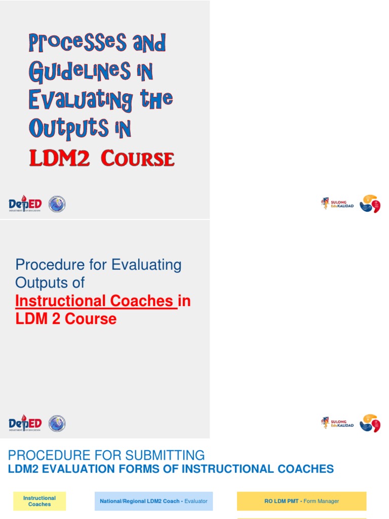LDM2 Evaluation Quick Guide For INSTRUCTIONAL COACHES | PDF ...