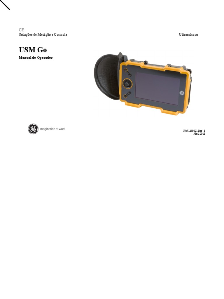 Manual Usm Go - Ge Ultrasom | PDF | Som | Entrada/Saída