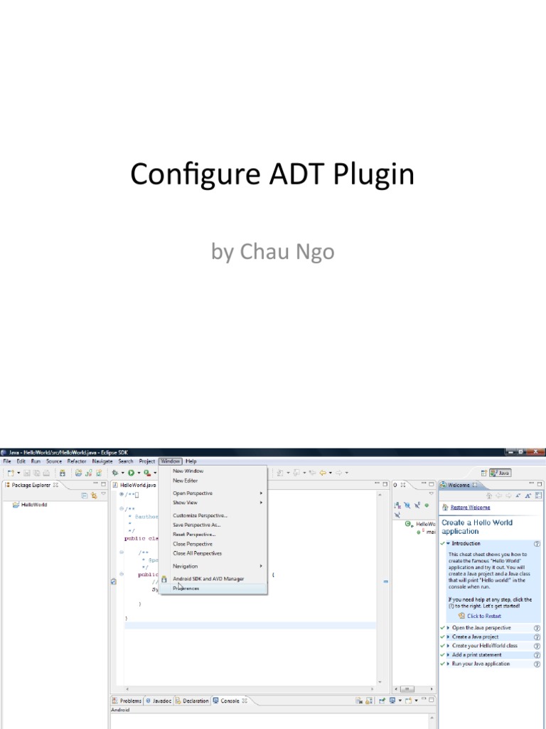 Configure ADT Plugin | PDF