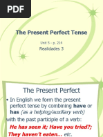 216 - Tiempos Perfectos | PDF | Perfect (Grammar) | Grammatical Tense