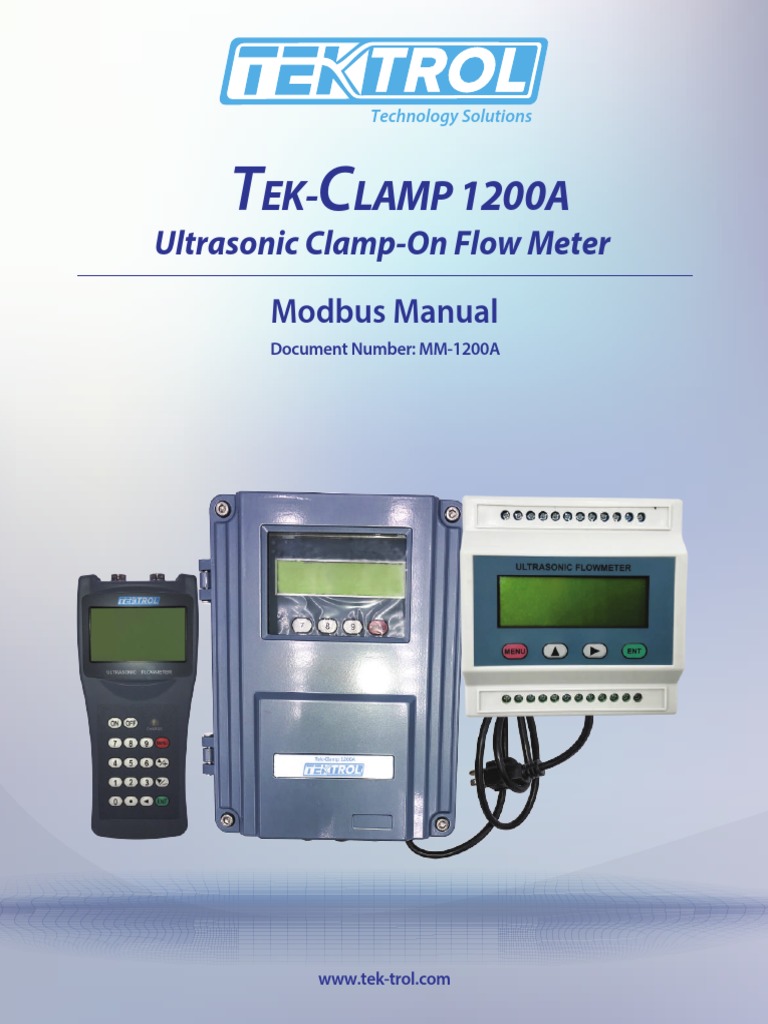 EK-LAMP 1200A: Ultrasonic Clamp-On Flow Meter | PDF | Pointer (Computer Programming) | Binary ...