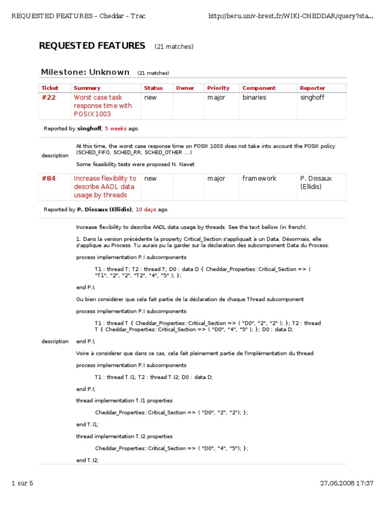 Requested Features PDF | PDF | Software Framework | Software Engineering