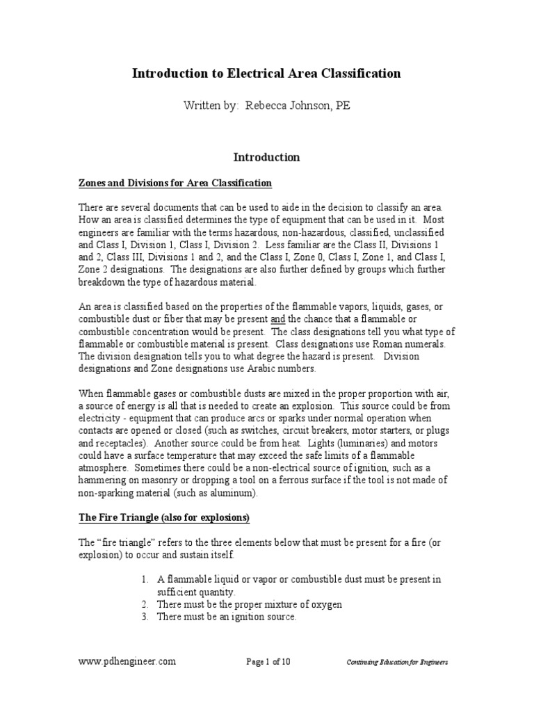 Electrical Area Classification Guide | PDF | Explosion | Combustion