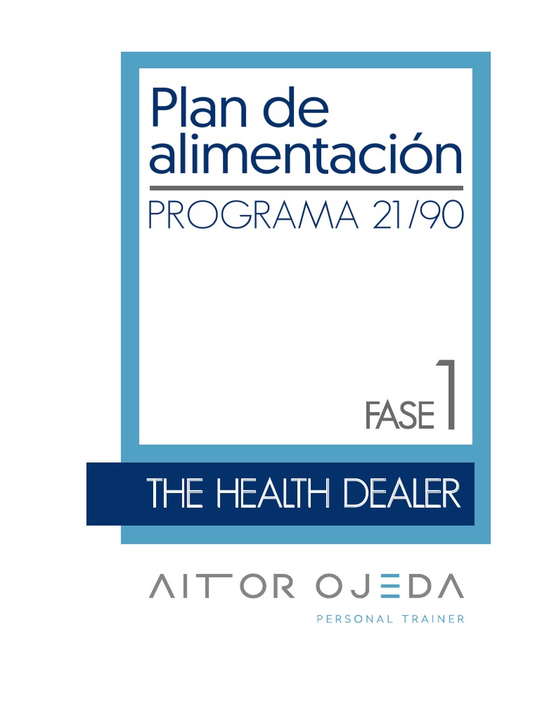Mujer Meso Plan de Alimentacion Programa 2190 Fase 1 PDF | PDF | Aceite ...