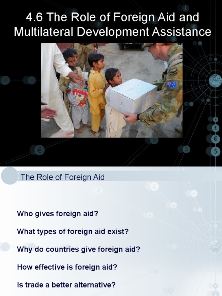 4.6 The Role of Foreign Aid and Multilateral Development Assistance ...