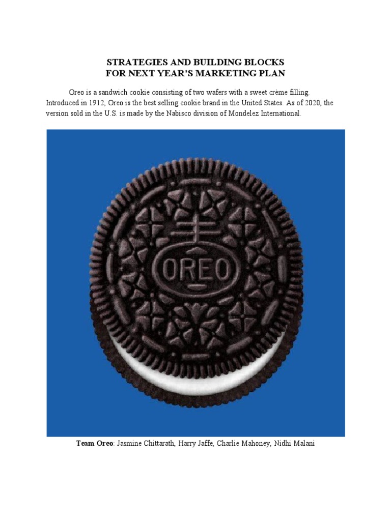 Team Oreo - Strategy & Builidng Blocks | PDF | Brand | Advertising