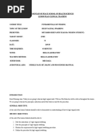 High Vaginal Swab Procedure Overview | PDF | Vagina | Gynaecology