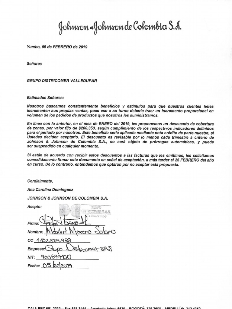 Carta de Cobertura Plan Varta Enero PDF | PDF