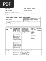 Lesson Plan - French A1 & A2 | PDF | Grammatical Tense | Verb