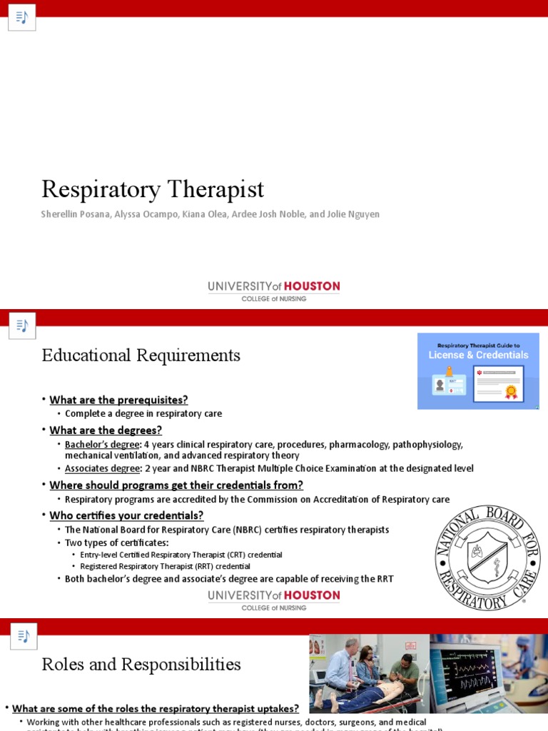 Respiratory Therapist Interview | PDF | Medicine | Health Care