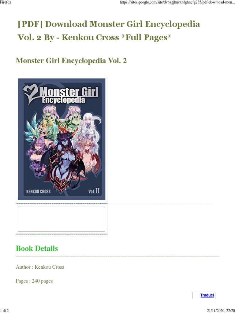 (PDF) Download Monster Girl Encyclopedia Vol. 2 by - Kenkou Cross Full Pages | Download Free PDF ...