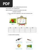 Actividades con sílabas fra, fre, fri, fro, fru | PDF | Fonética ...
